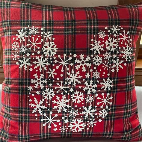 Snowflake Pillow Etsy