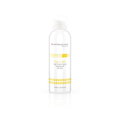 Med Beauty Swiss Sun Care Age Protect Spray Aerosol Spf50 150ml