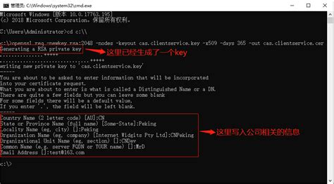 Win10安装openssl及简单的使用 丁双磊 博客园