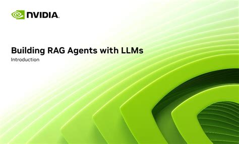 building rag agents with llms
