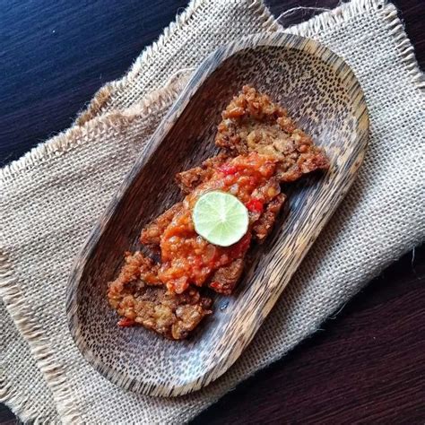 Resep Tempe Bungkil Sambal Kencur Menutanggaltua Sederhana Rumahan Di