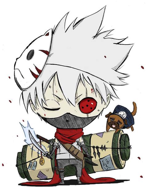 Anbu Kakashi Chibi By Sugarcoatedlollipops On Deviantart