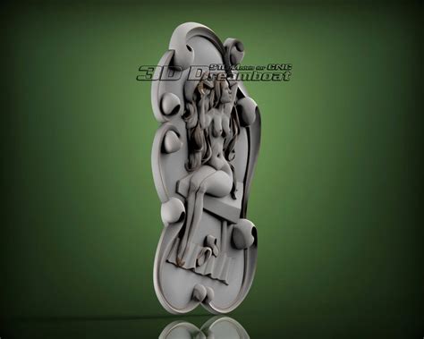 Sensual Female D STL Model For CNC Router Artcam Vetric Etsy