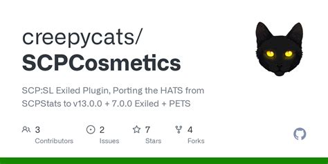 Github Creepycats Scpcosmetics Scp Sl Exiled Plugin Porting The Hats From Scpstats To V