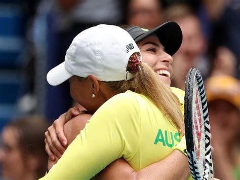 Tennis Fed Cup Final Day Australia Vs France Ash Barty Ajla Tomljanovic Sam Stosur