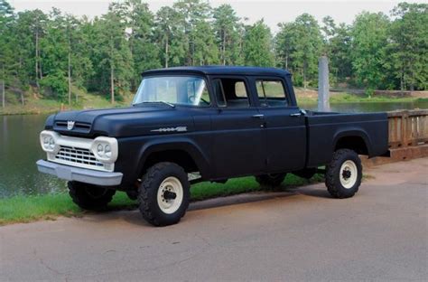 Extremely Rare Cc Early Ford 4x4 Truck Black Vintage Pickup Outdoors
