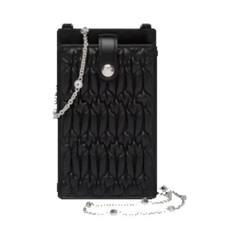 缪缪 Miu Miu 软羊革手机包 5zh079 Fvj F0002 小迈步海淘品牌官网