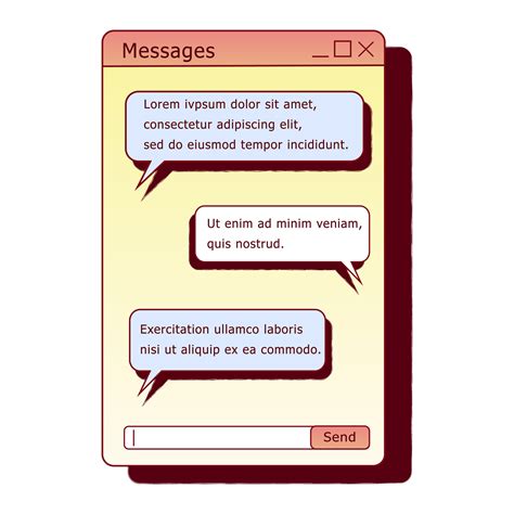 Message Box Retro Pc User Interface Aestetic 80s 90s Old Computer User Interface Element And