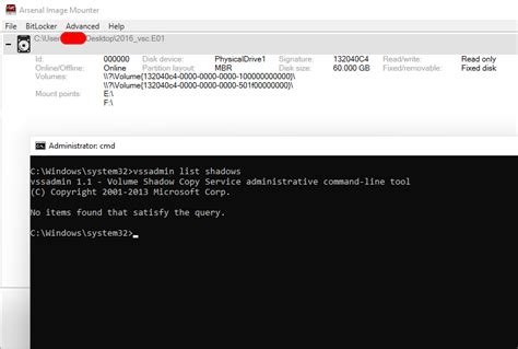 Shadow Copies Become Less Visible My DFIR Blog