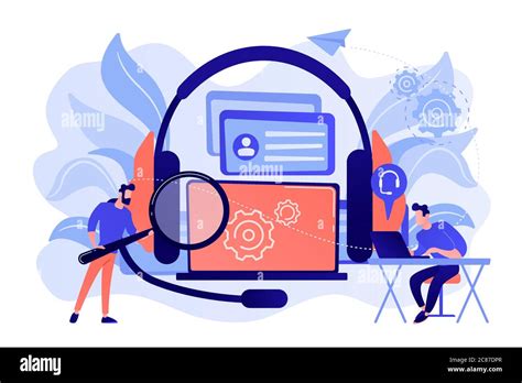 Customer Self Service Concept Vector Illustration Stock Vector Image And Art Alamy