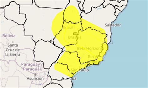 Alerta Amarelo Para Tempestade Chuva Intensa E Ventania Em Boa Parte
