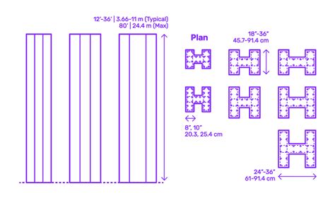 Concrete Columns Dimensions And Drawings