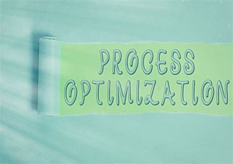 Conceptual Hand Writing Showing Process Optimization Business Photo Showcasing Improve