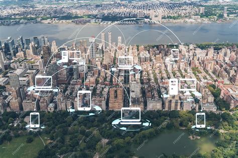 Premium Photo Aerial Panoramic Helicopter City View Of Upper West