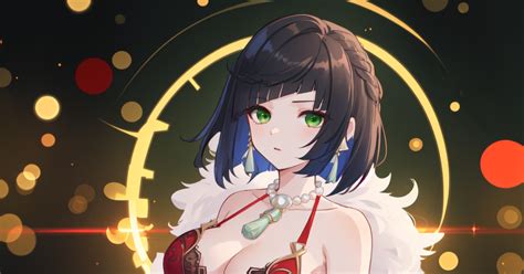 原神 13 Yelan 🎲 ️ In Red Dress Tommyのイラスト Pixiv