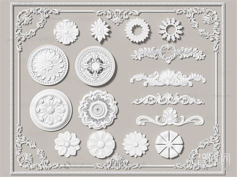 European Style Carving 3d Model Download Model Id855041032 1miba