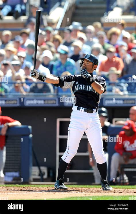 Ichiro Suzuki Mariners March 6 2012 Mlb Ichiro Suzuki Of The