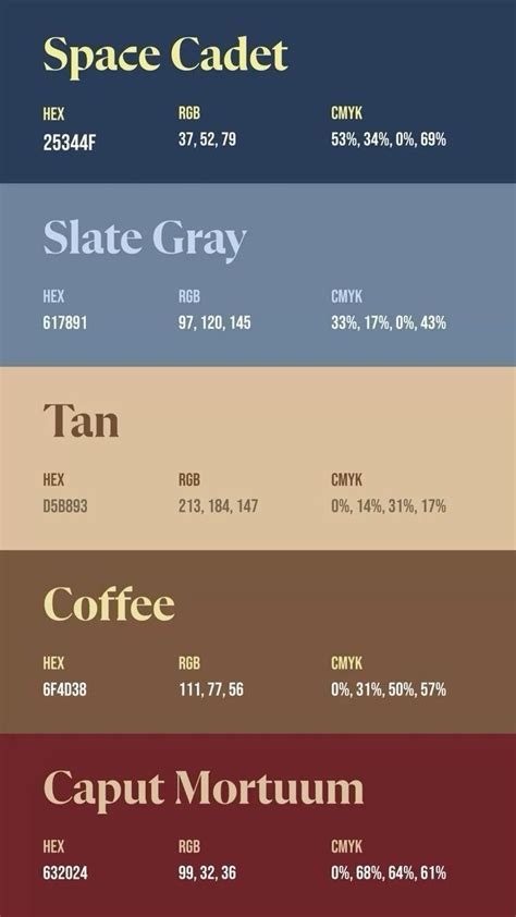 Сочетания цветов в 2025 г Цветовые сочетания Цветовые палитры Палитры