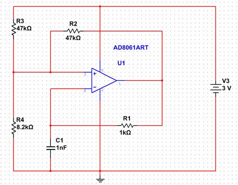 Operational Amplifier Opamp Relaxation Oscillator Single Supply