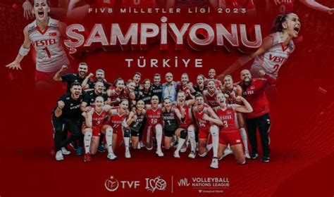 FIVB Milletler Ligi Finali nde A Milli Kadın Voleybol Takımı Çin i mağlup ederek şampiyon