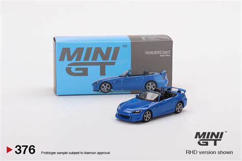 Mini Gt Honda S2000 Ap2 Type S Apex Blue Mgt00376 Kuzucu Gaming