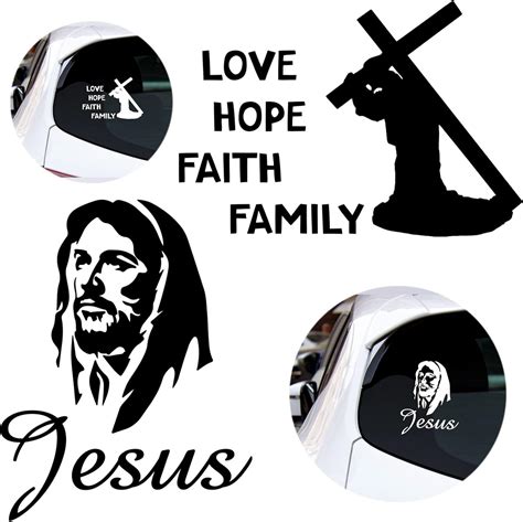 2 Pieces Car Stickers Jesus Car Decals Christian Car South Africa Ubuy