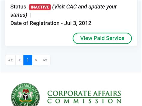 Your Company S Inactive Status With The CAC Active Upwork