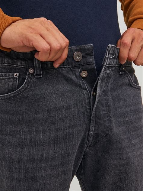 Jjichris Jjcooper Jos 490 Pcw Noos Relaxed Fit Jeans Black Jack