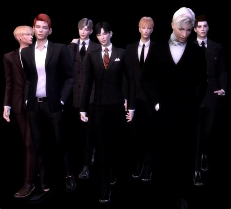 심즈4 남성 수트 Cc링크 네이버 블로그