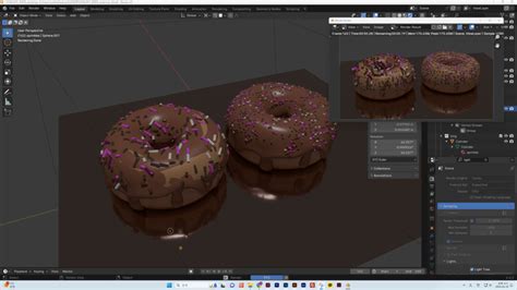blender question why my rendering donut looks soo bad r 3dmodeling