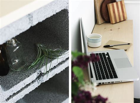DIY Cinder Block Table The Merrythought