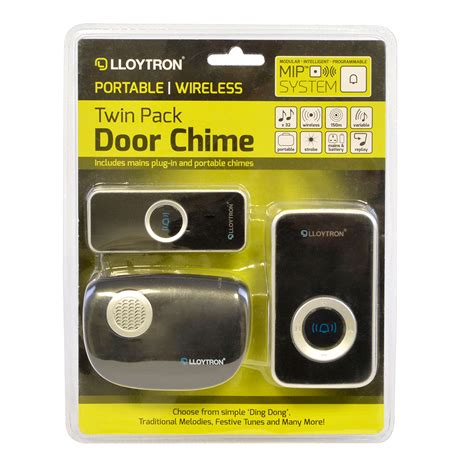 32 Chime Wireless Door Bell Cordless 150m Range Quality Lloytron Melody