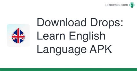 Drops Learn English Language Apk Android App Free Download