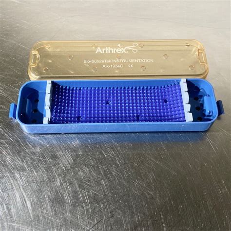 Used Arthrex Ar 1934c Bio Suture Tak Instrumentation Tray Only Endoscopy General For Sale