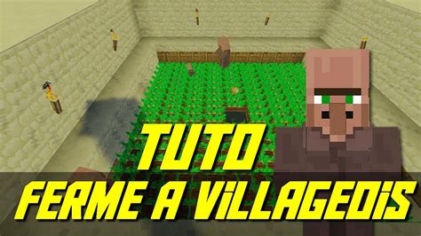 Minecraft Tuto Ferme à villageois YouTube