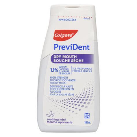 Colgate Prevident Toothpaste For Dry Mouth Soothing Mint 100 Ml Voilà Online Groceries And Offers