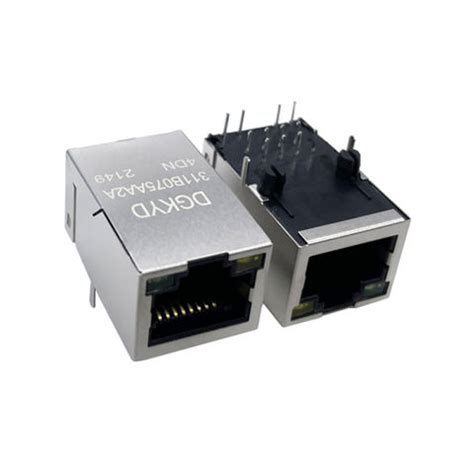 Buy Wholesale China Rj45 Connector Single Port Tab Up 100 Base T
