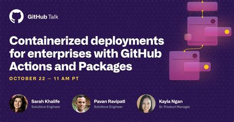Github On Linkedin Join Us Tomorrow For A Github Talk Our Product