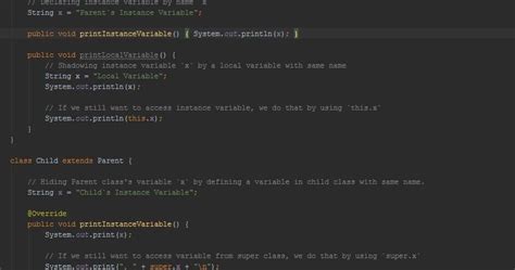 What Is Variable Shadowing And Hiding In Java Programming Mitra