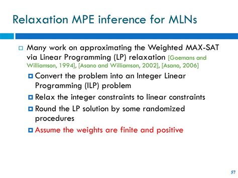 Discriminative Learning For Markov Logic Networks Ppt Download