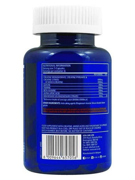Usn Crea X Multi Stack Creatine Capsules Caps Sports Shop Jays Health Fitness Uk