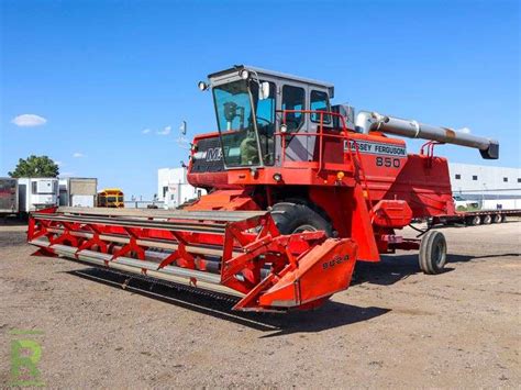 Massey Ferguson 850 Combine Roller Auctions