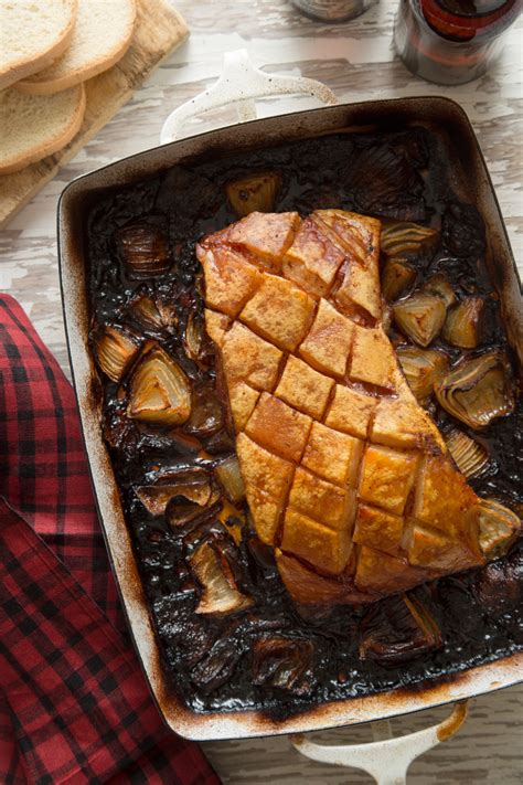 Crispy Grilled Pork Belly With A Bbq Sauce