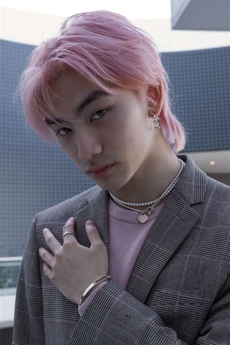 Ryan On Twitter Cute Asian Guys Handsome Asian Men Pink Hair