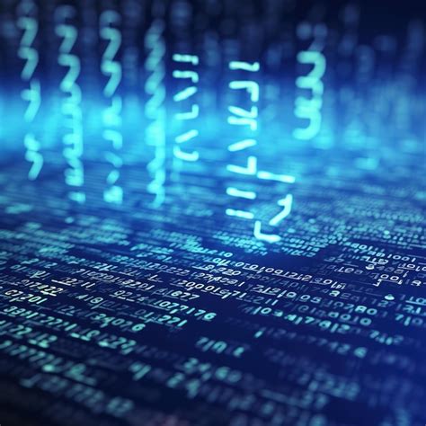Premium Ai Image Digital Binary Code Background