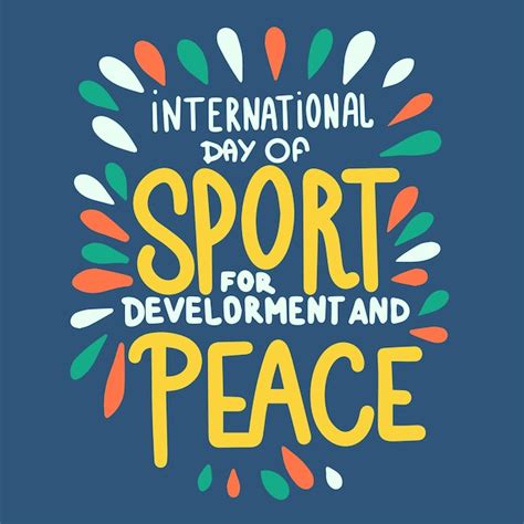 Premium Vector International Day Of Sport For Development And Peace