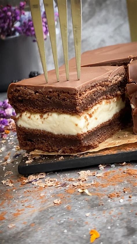 Giant Vegan Kinder Delice Cake Vegan Chocolate Vegan Baking Vegan