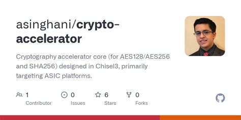 Github Asinghanicrypto Accelerator Cryptography Accelerator Core