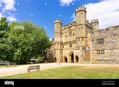 Battle East Sussex South Face Of Battle Abbey Great Gatehouse Built