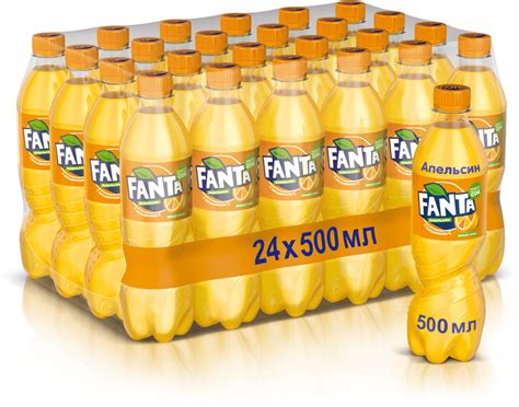 Газированный напиток Fanta/Фанта Апельсин 0.5 л х 24 шт - купить с ...